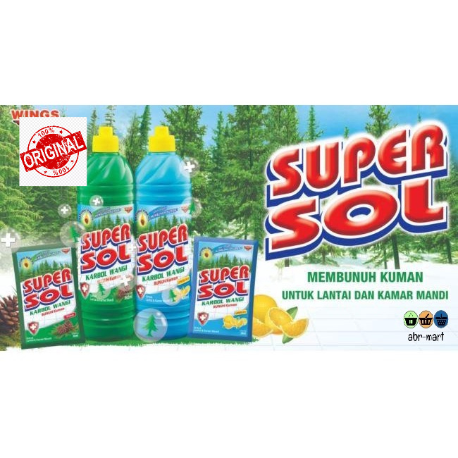 Jual SUPERSOL KARBOL WANGI BOTOL 450 ML | Shopee Indonesia