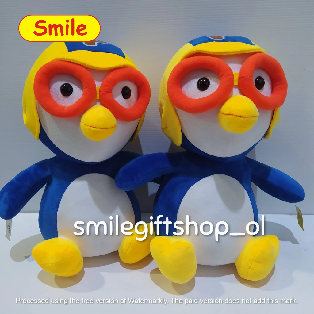Jual Boneka Plush Toys Pororo Little Penguin Pinguin Petty Eddy Crong ...