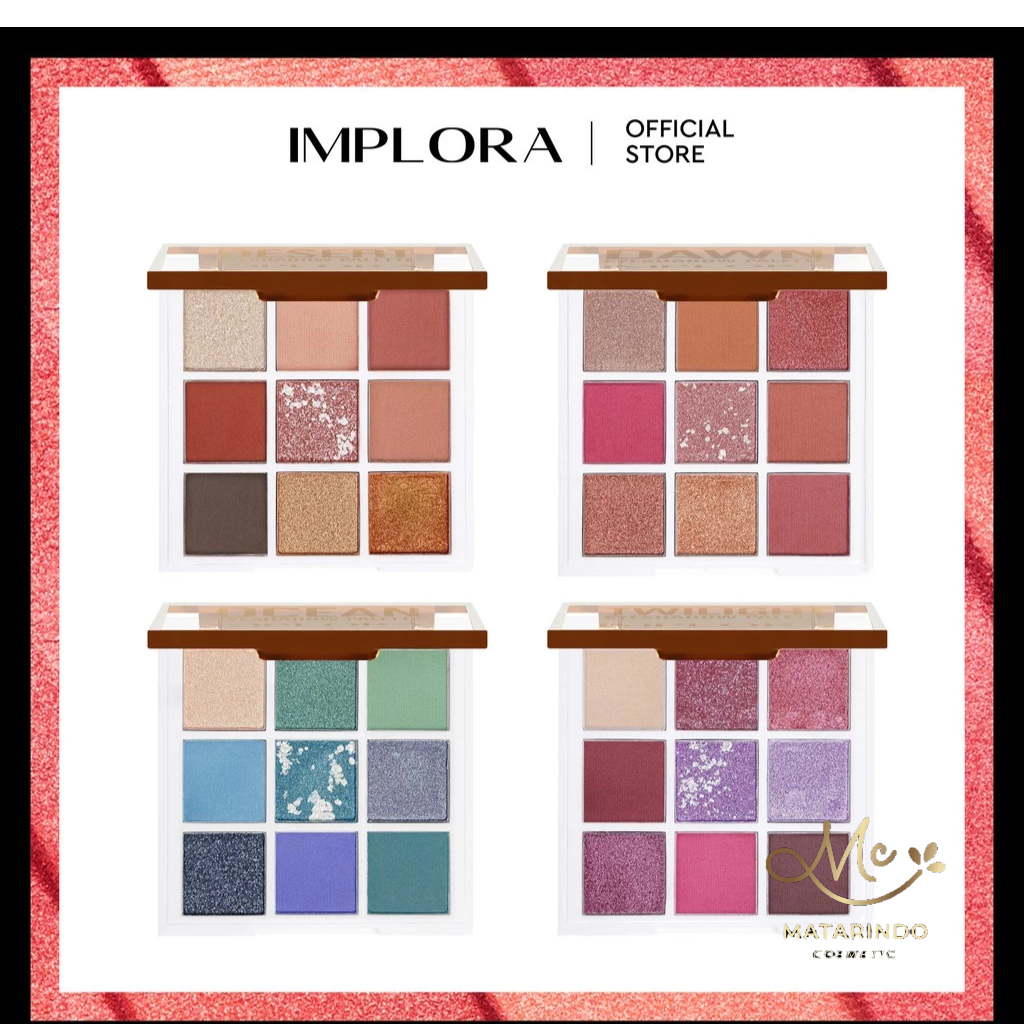Jual Implora NEW Eyeshadow Palette | Shopee Indonesia