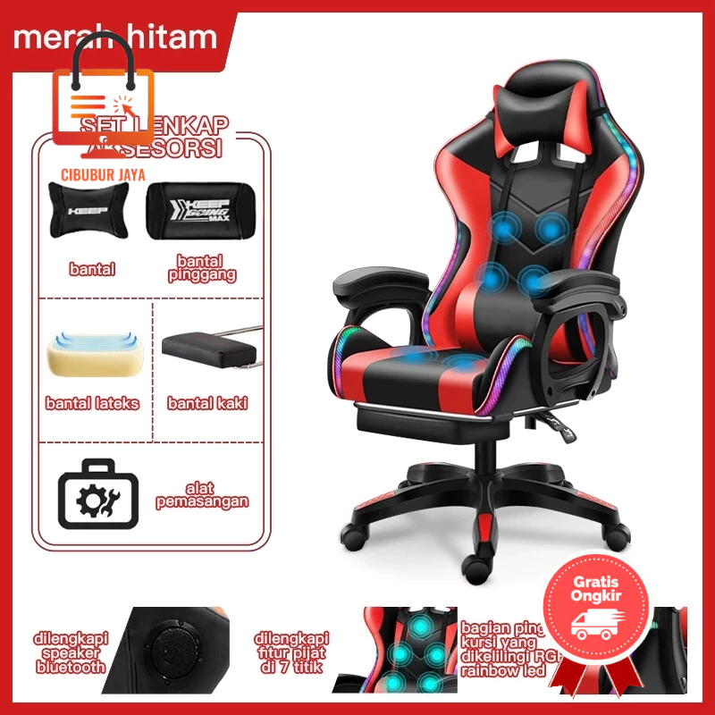 Jual CIBUBUR JAYA GRATIS ONGKIR BALI KURSI GAMING/ GAMING CHAIR /KURSI VIDEO GAME/ KURSI SANTAI ...