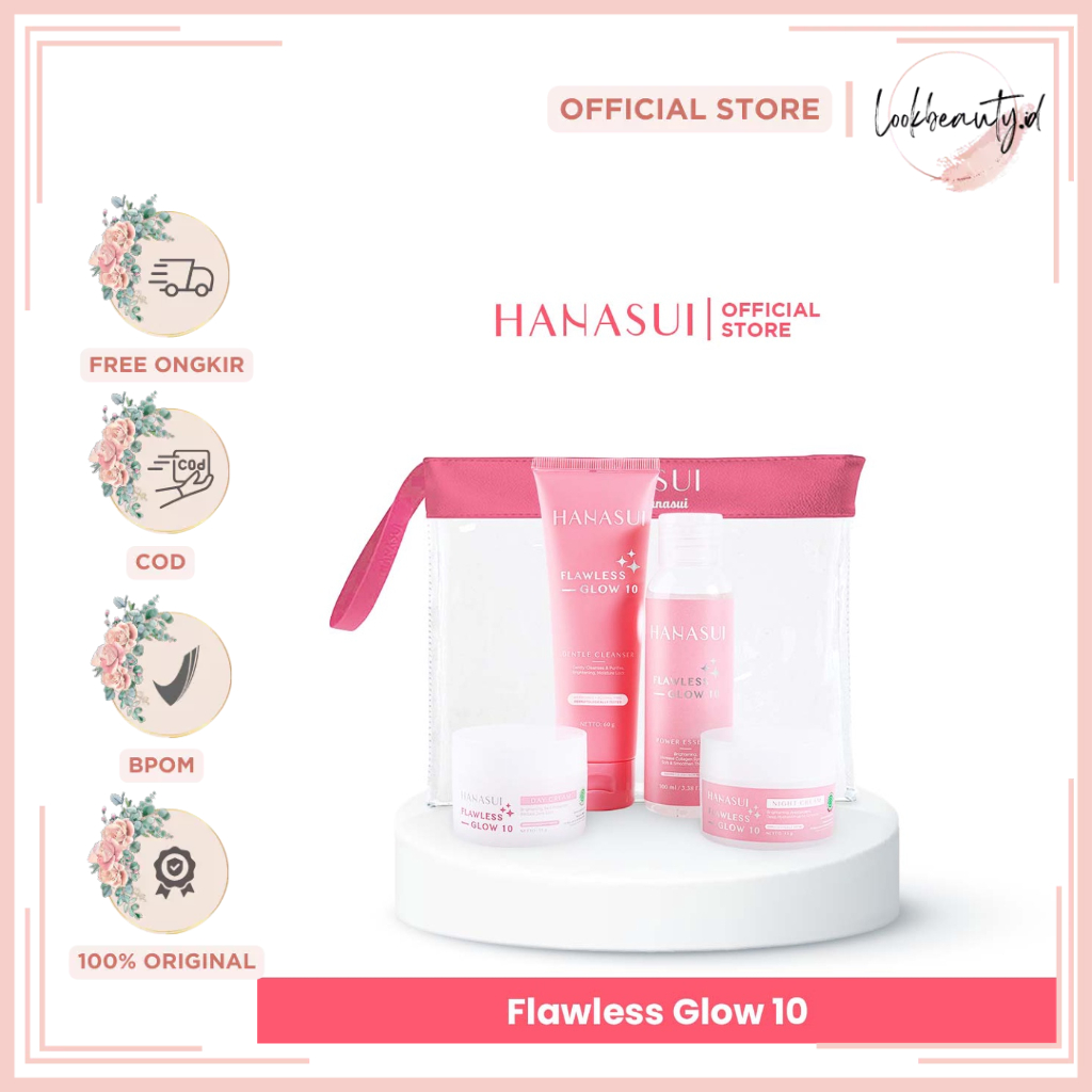 Jual HANASUI Flawless Glow 10 Series | HANASUI Acne Treatment | Acne ...