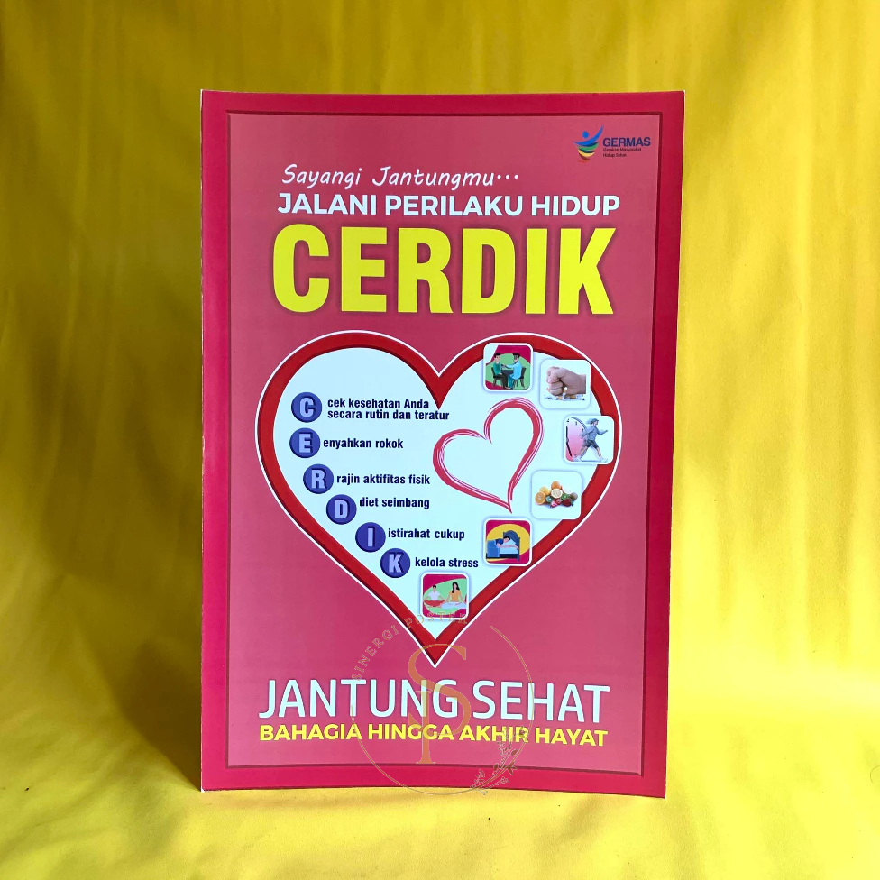 Jual Poster Kesehatan | Poster Sayangi Jantungmu | Poster Jantung Sehat ...