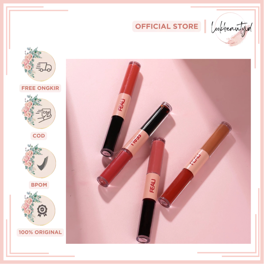 Jual FEALI DoubleSense 2 IN 1 Dual-ended Lipstick ombrelips Liquid ...