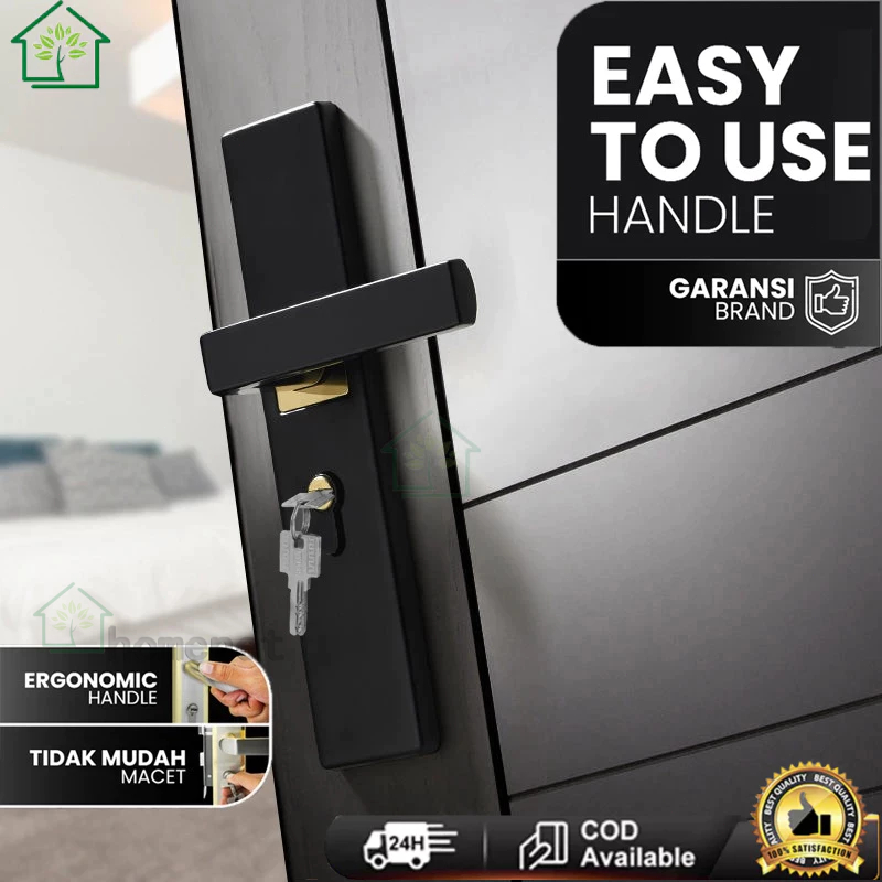 Jual 【Harga Minimum】COD Gagang Pintu Gaya Eropa/ Pegangan pintu/Door ...