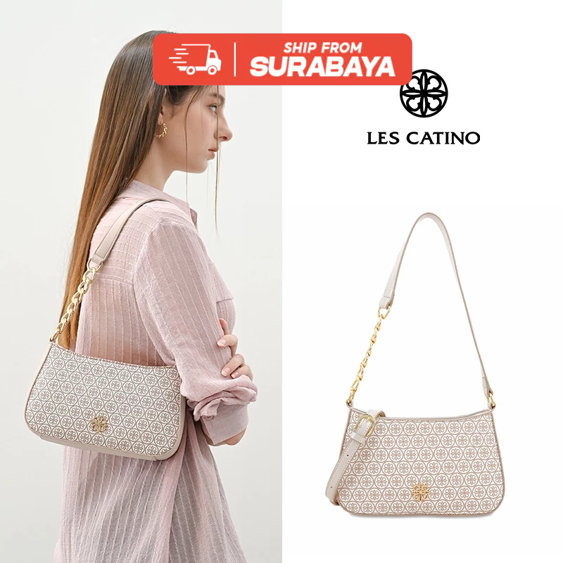 Jual Tas Bahu Les Catino Prisa Shoulder Monogram | Shopee Indonesia