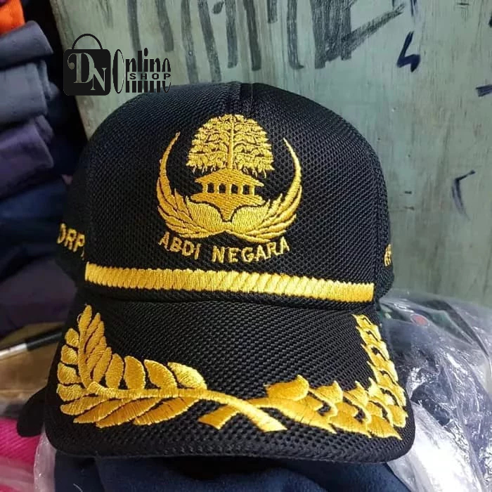 Jual (COD) topi kopri dable mask busa-topi abdi negara pegawai negeri ...