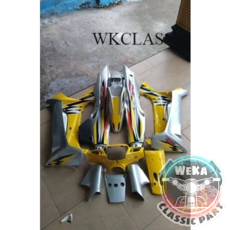 Jual Bodi set fiz r milenium kuning silver LE sangat presisi mirip ori ...
