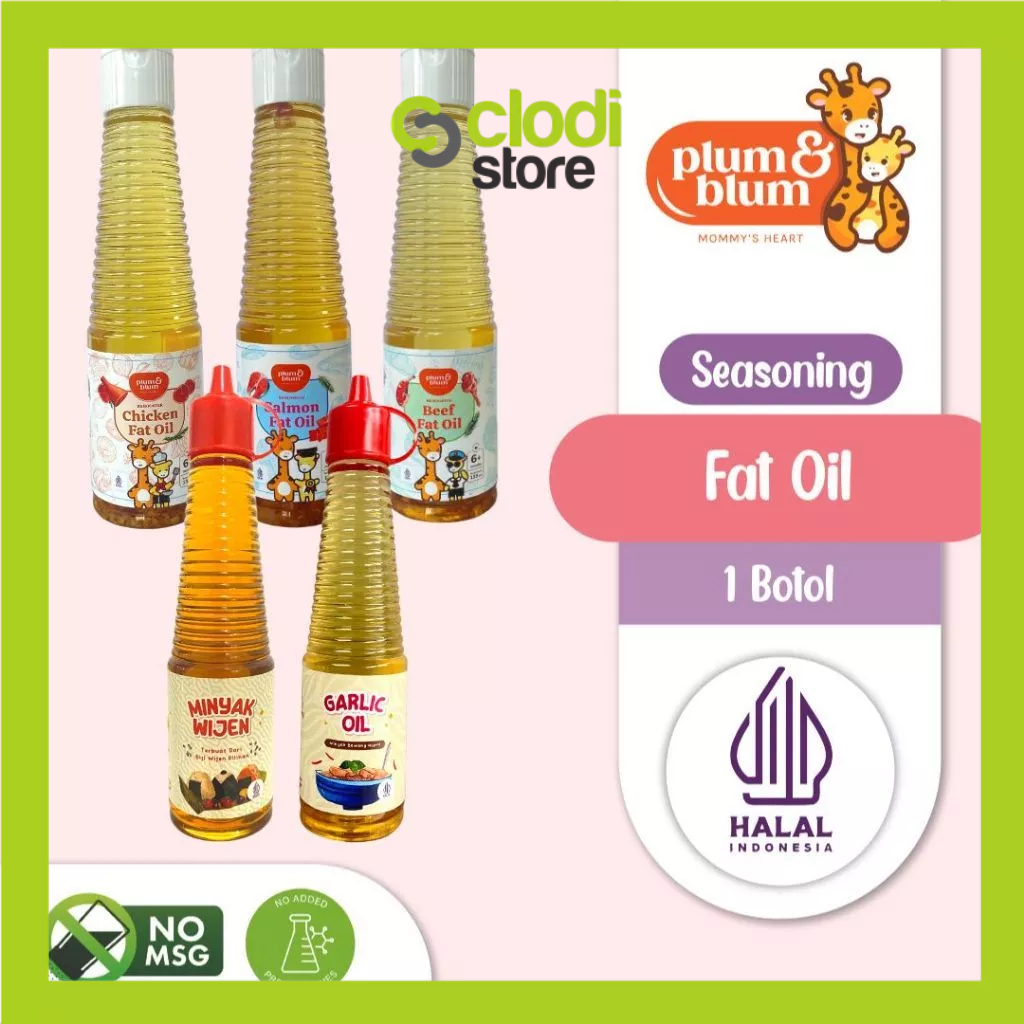 Jual Plum & Blum Chicken Fat Oil Beef Fat Oil Minyak Mpasi BB Booster ...