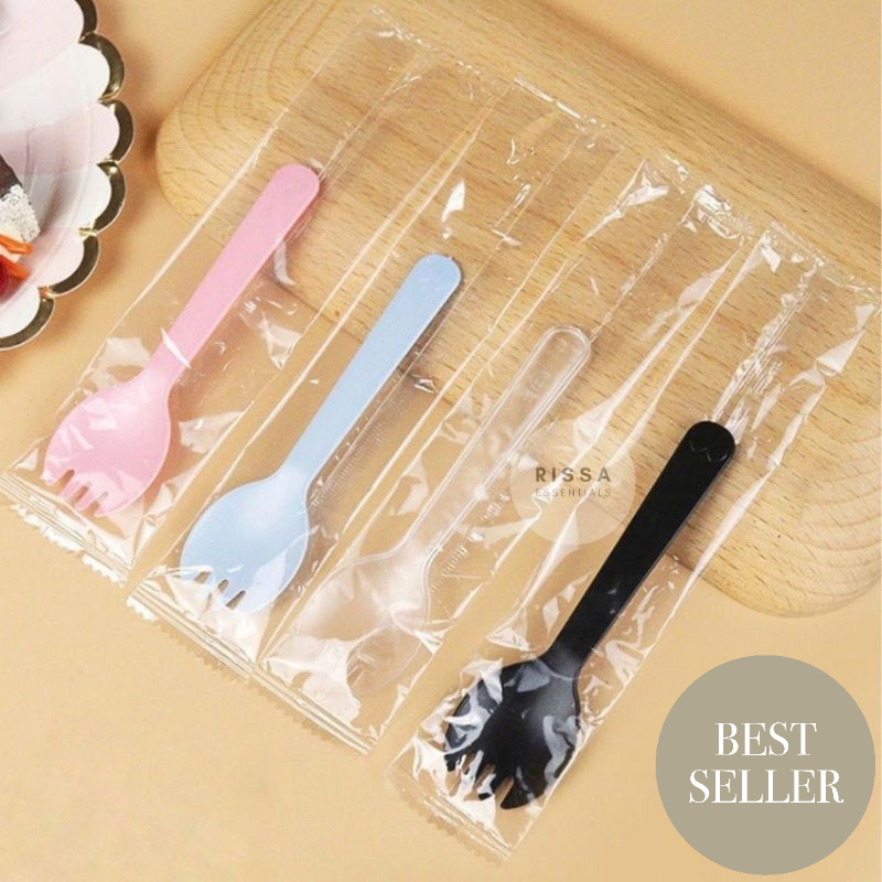 Jual [Isi 10] [RISSA] Mini Sendok Kue Dessert Fork Sendok Kecil Sendok ...