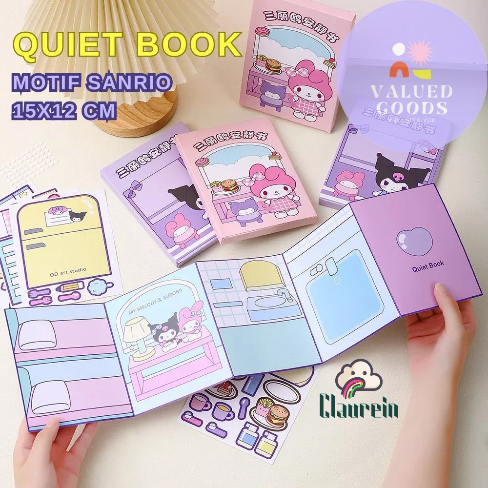 Jual Buku Quite Book Melody Kuromi Sanrio DIY Mainan Edukasi Anak Busy ...