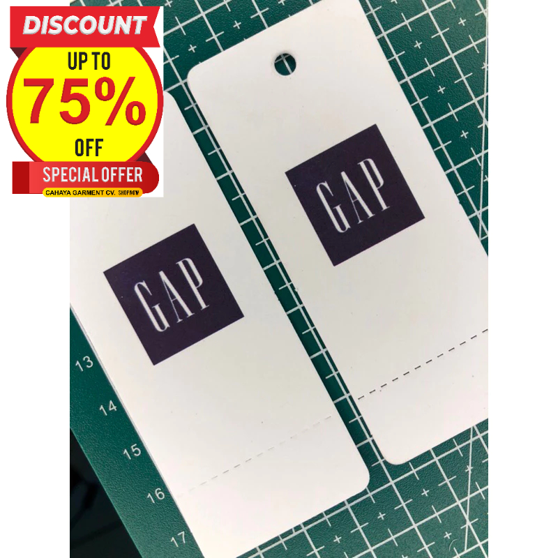 Jual GAP TAG PRICE TAG SUPER PREMIUM CO 1X DI KIRIM 600PCS | Shopee ...