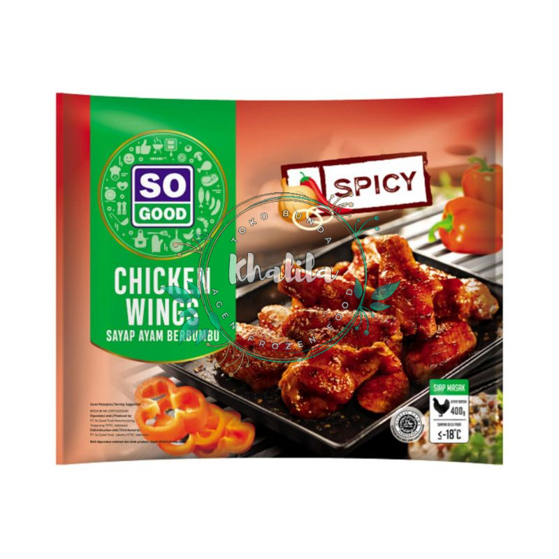 Jual [Chicken Wings] So Good Spicy Chicken Wing Sayap Ayam Berbumbu ...