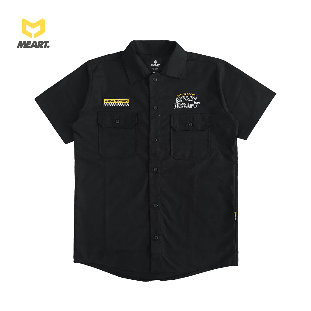 Jual MEART - Workshirt "Reborn To Victory" Kemeja Kerja Kemeja Motor ...