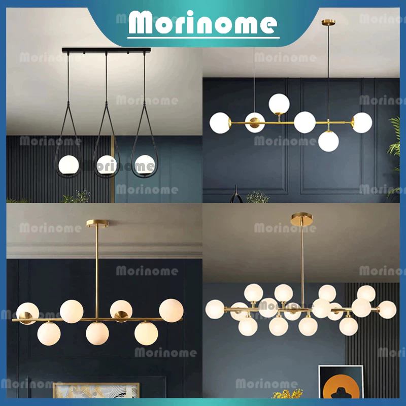 Jual Lampu Gantung Hias Modern Minimalis 3/6/7/8/16 Kepala Lampu Hias ...