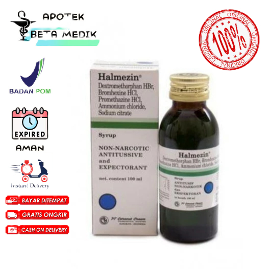 Jual HALMEZIN SYRUP 100ML ( SUDAH LOLOS VERIFIKASI BPOM DINYATAKAN AMAN ...
