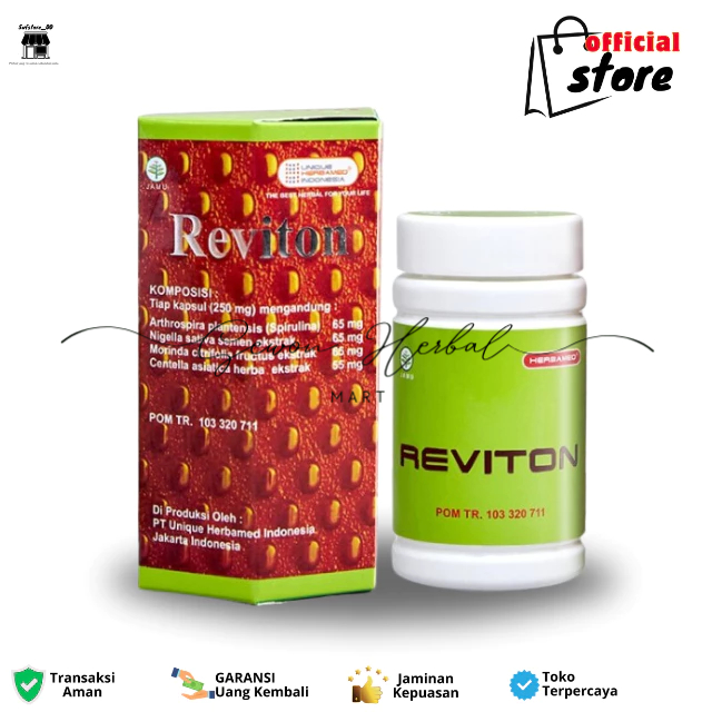 Jual Herbal Reviton Herbamed, Membantu Memelihara Daya Tahan Tubuh ...