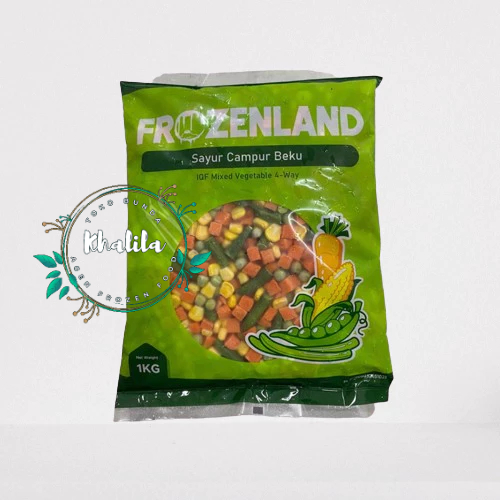 Jual Mix Vegetable Sayuran Beku Frozen SayurQu Kemasan 1 Kg 1Kg ...