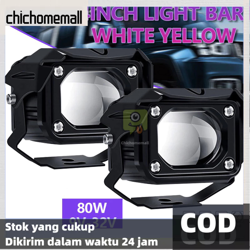 Jual Lampu Tembak Led 4d Laser D6k Kotak High Low Hi Loo Jauh Dekat ...