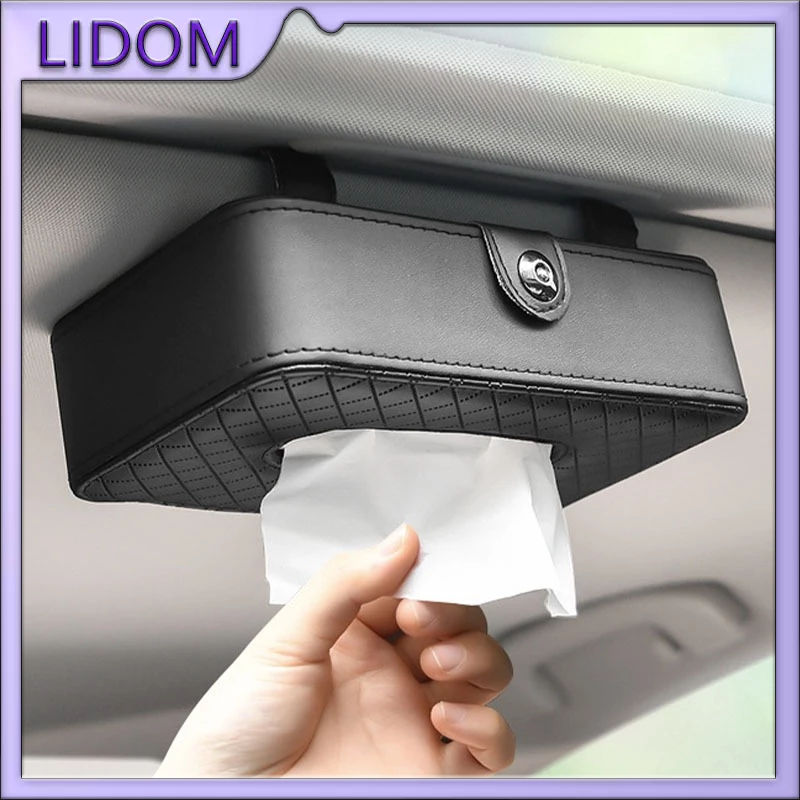 Jual Tempat Tisu Gantung Leather Kotak Tisu Mobil PU Wadah Tisu Mobil ...