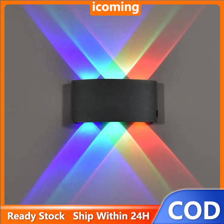 Jual Lampu dinding 12leds LED 10W lampu dinding multi-warna Lampu luar ...
