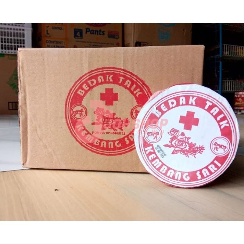 Jual Bedak Talk Palang Merah Kembang Sari 50 Gr/Bedak Tabur Palang ...