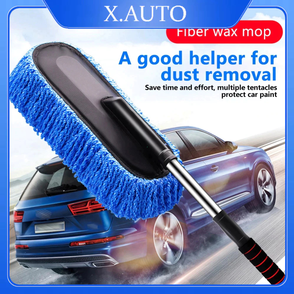 Jual X.AUTO Pel Cuci Mobil Pegangan Dapat Ditarik Sikat Lilin Debu Kit ...