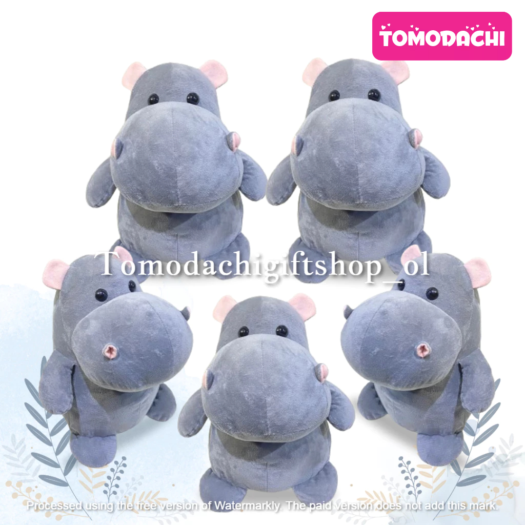 Jual TM/ Boneka Plush Toys Hippopotamus Animal Hippo Kuda Nil Binatang ...