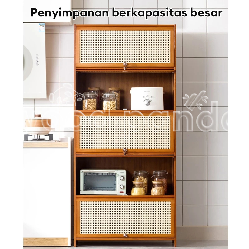 Jual Lemari Dapur Lemari kabinet dapur Rak Dapur Lemari Penyimpanan ...