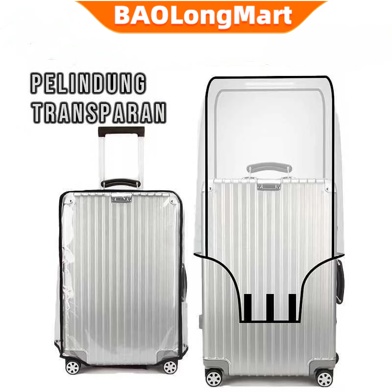 Jual Transparant Cover Pelindung Koper PVC Luggage Cover Sarung Koper ...