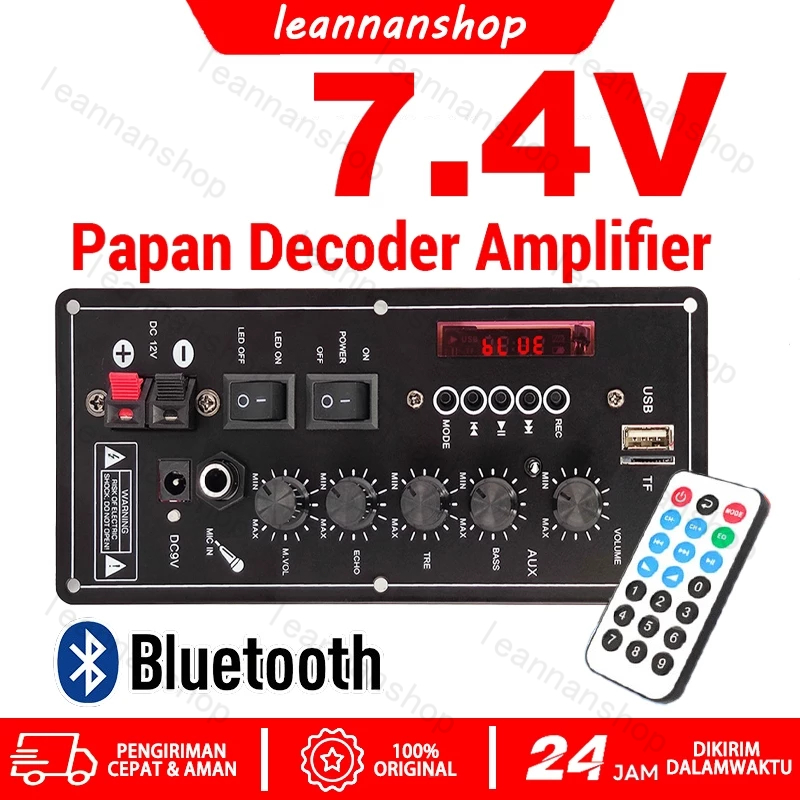 Jual Papan Decoder Amplifier Audio 7.4V speaker /AMPLI Power Amplifier ...