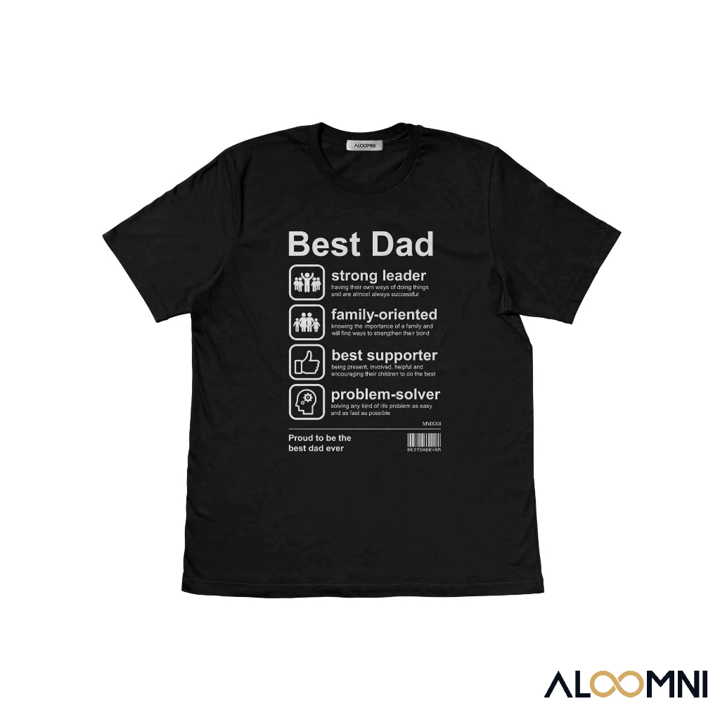 Jual Aloomni Kaos Dad Character | Shopee Indonesia
