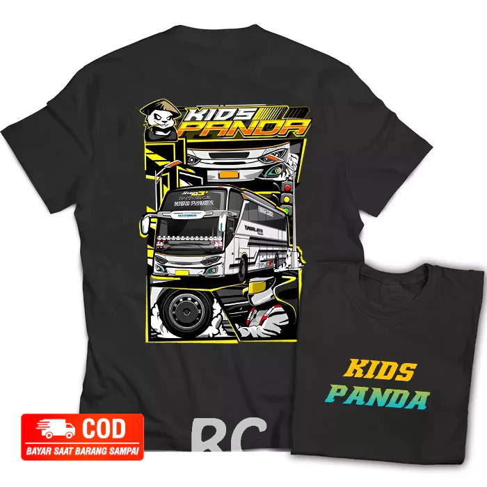 Jual baju kaos atasan anak bis bus busmania bismania jetbus kids panda laki laki murah | Shopee ...