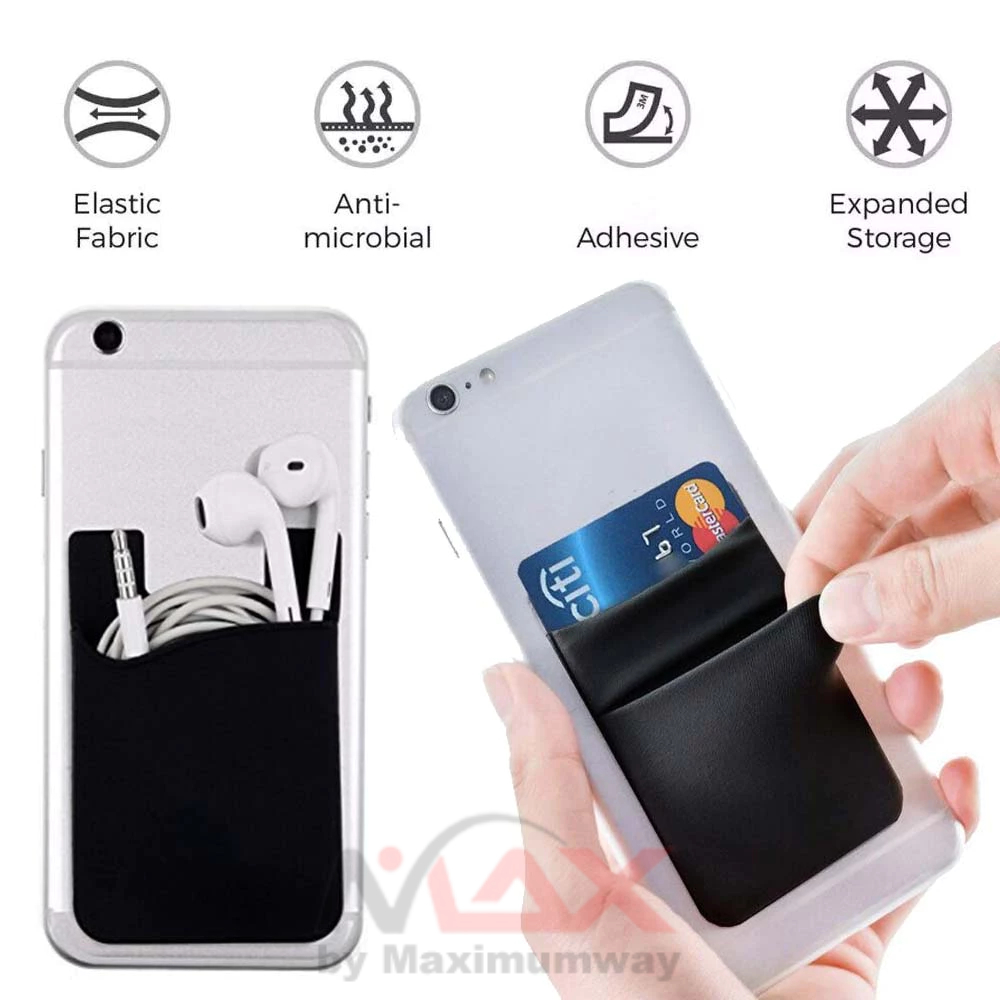 Jual Dompet Kartu Casing HP Tempel bahan melar anti jatuh kartu aman ...