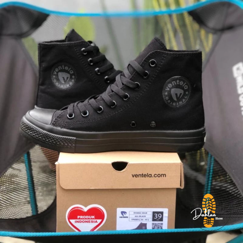 Jual Full black ventela terbaru original | Shopee Indonesia