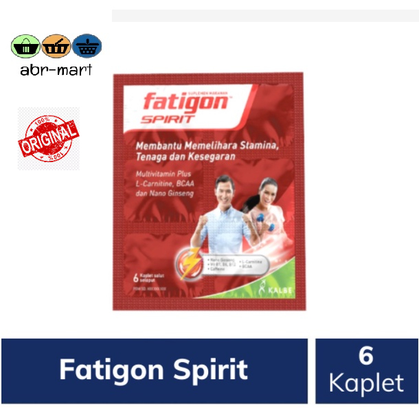 Jual FATIGON SPIRIT 1 STRIP @6 KAPLET** | Shopee Indonesia