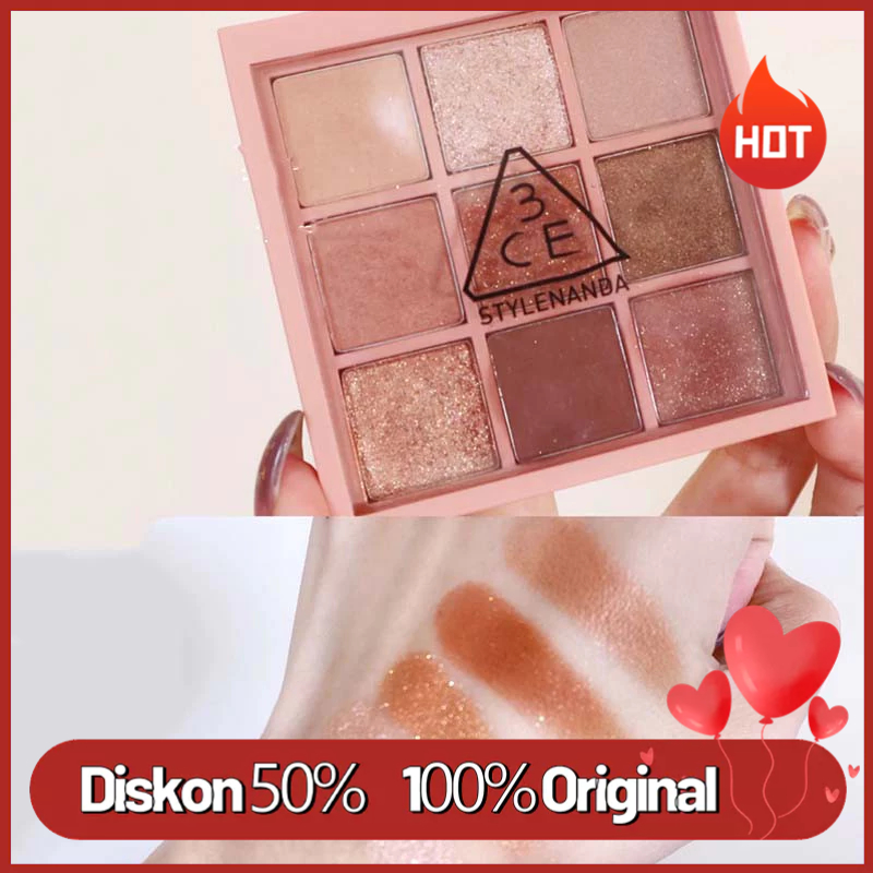 Jual Korean 3CE Mood Recipe Multi Eye Color Palette 8g【#OVERTAKE】3CE blush-nude peach/3CE blush ...