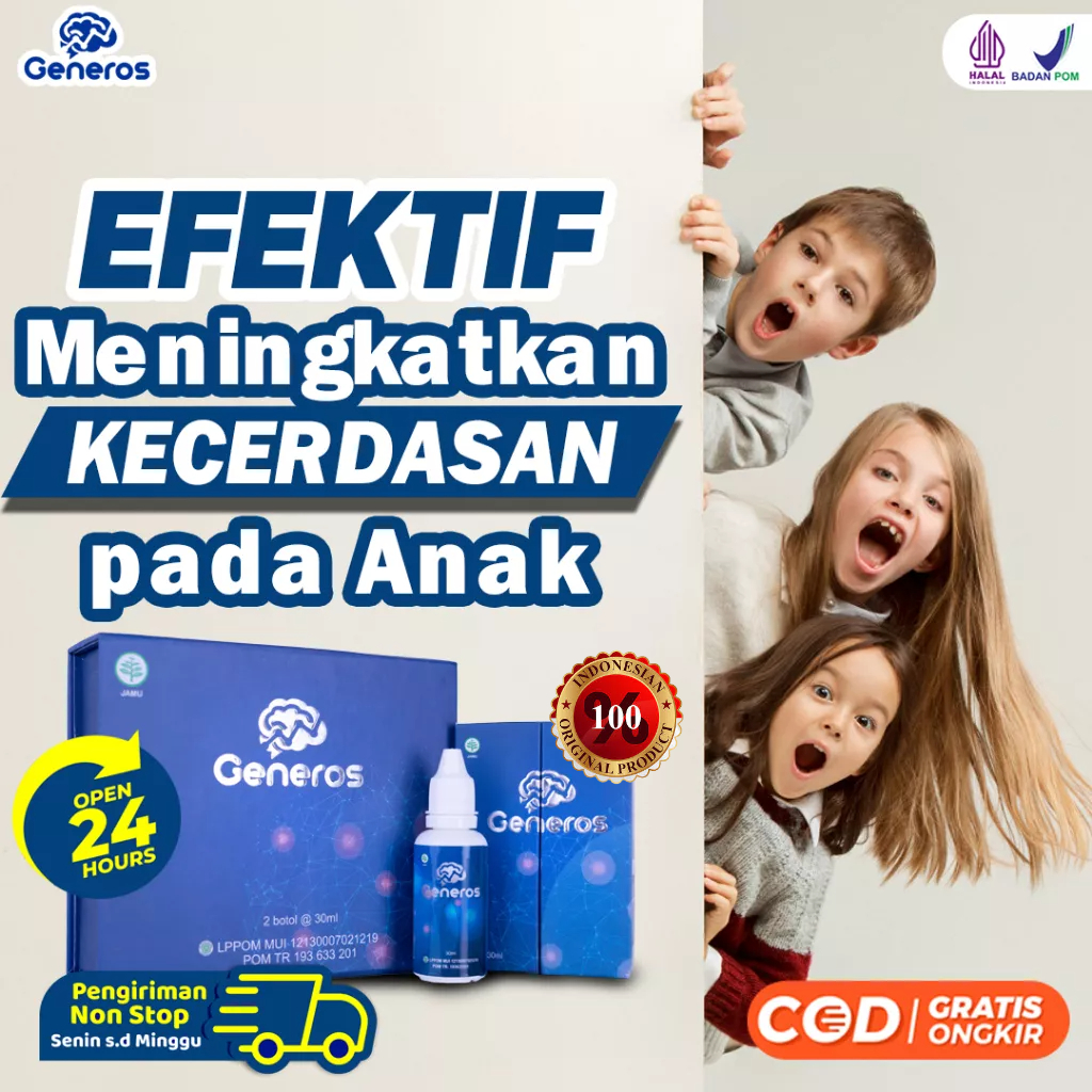 Jual Generos - Vitamin Otak Anak & Bayi Tingkatkan Konsentrasi & Daya ... Jual Generos - Vitamin Otak Anak & Bayi Tingkatkan Konsentrasi & Daya ...