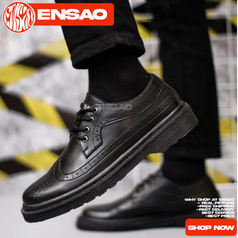 Jual Sepatu Docmart Formal Pantofel Hitam Kerja Pria | Shopee Indonesia