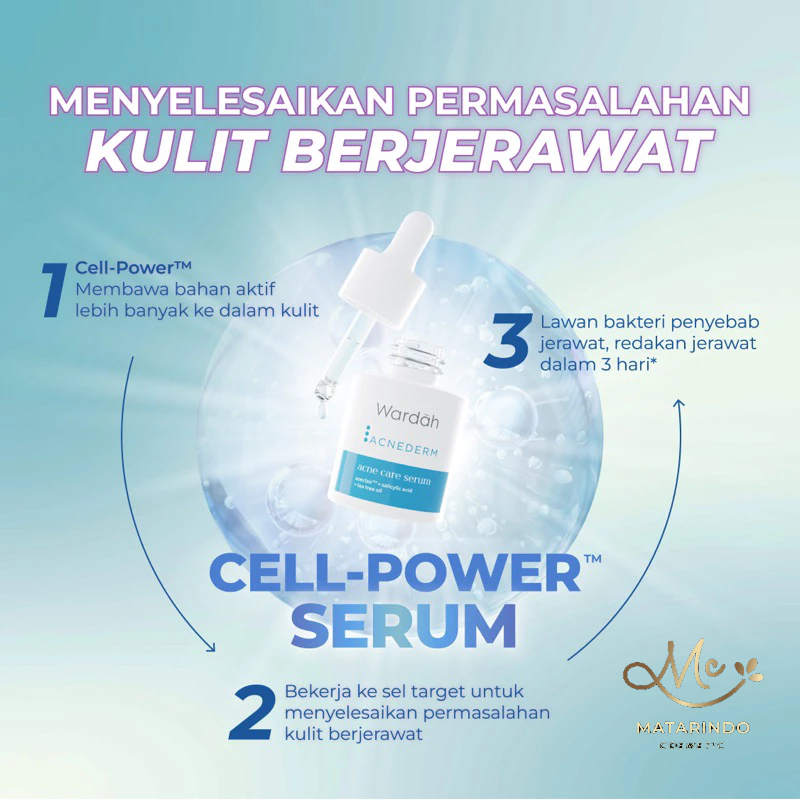 Jual Wardah Acnederm Acne Care Serum 15 ml | Shopee Indonesia