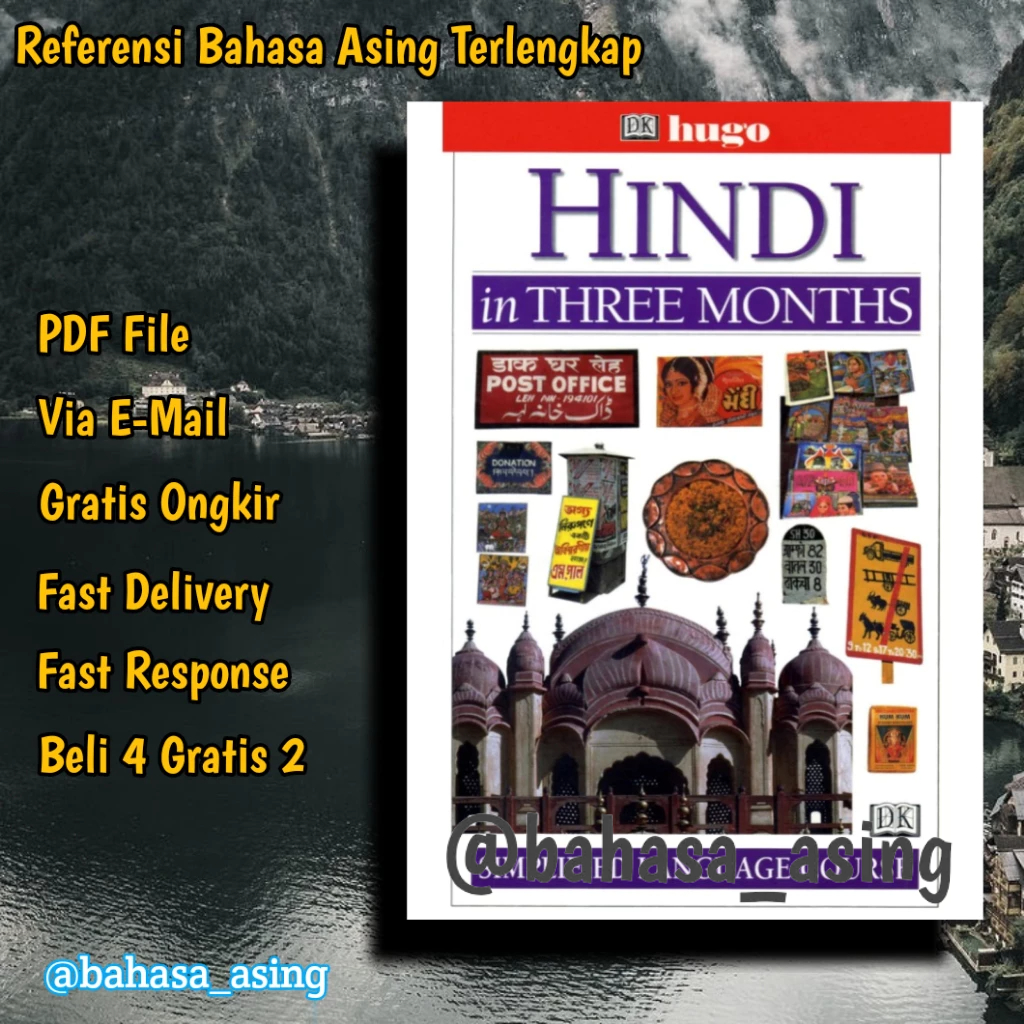 Jual Buku Bahasa India Hindi in Three Months | Shopee Indonesia