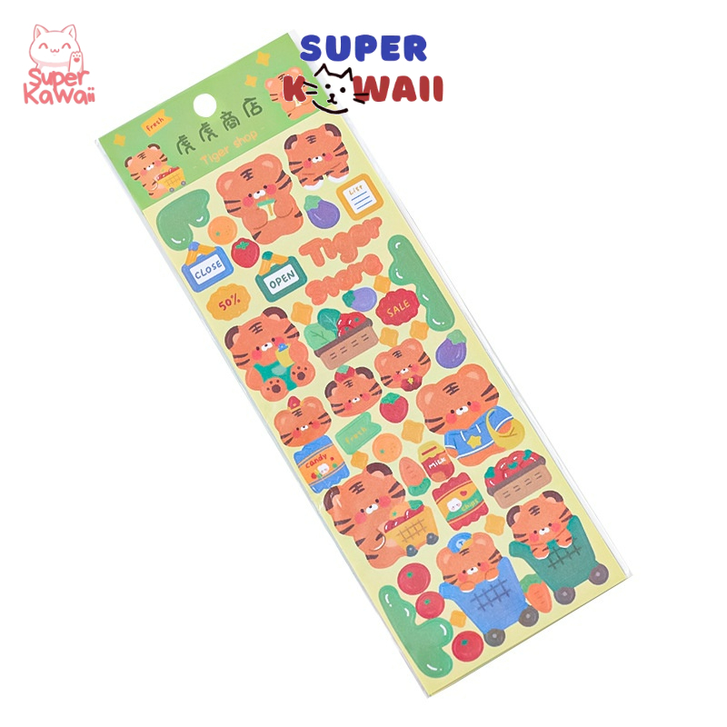 Jual Super Kawaii - [SK10] Sticker Beruang Kartun Lucu Stiker Dekorasi ...