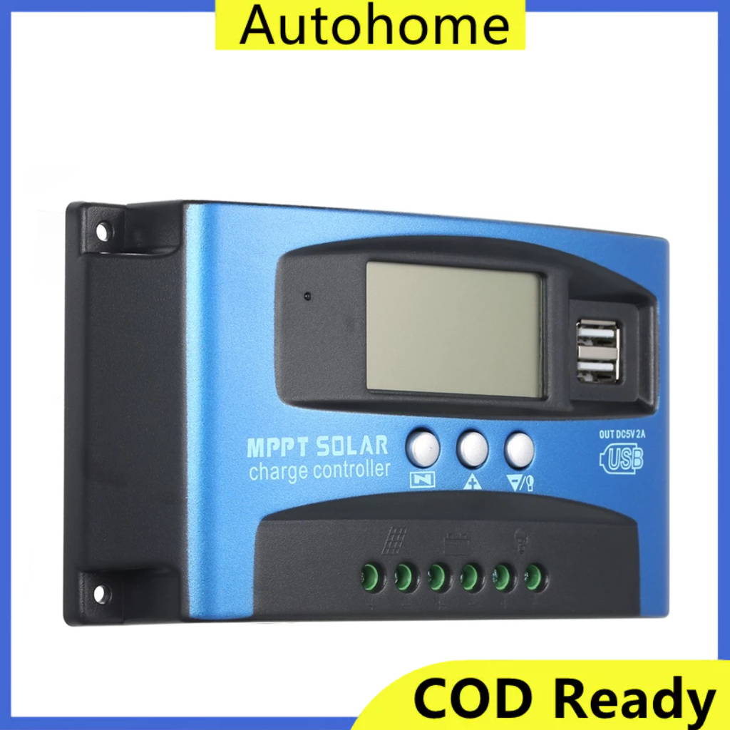 Jual 30A MPPT Solar Charge Controller Dual USB LCD Display Auto Solar ...