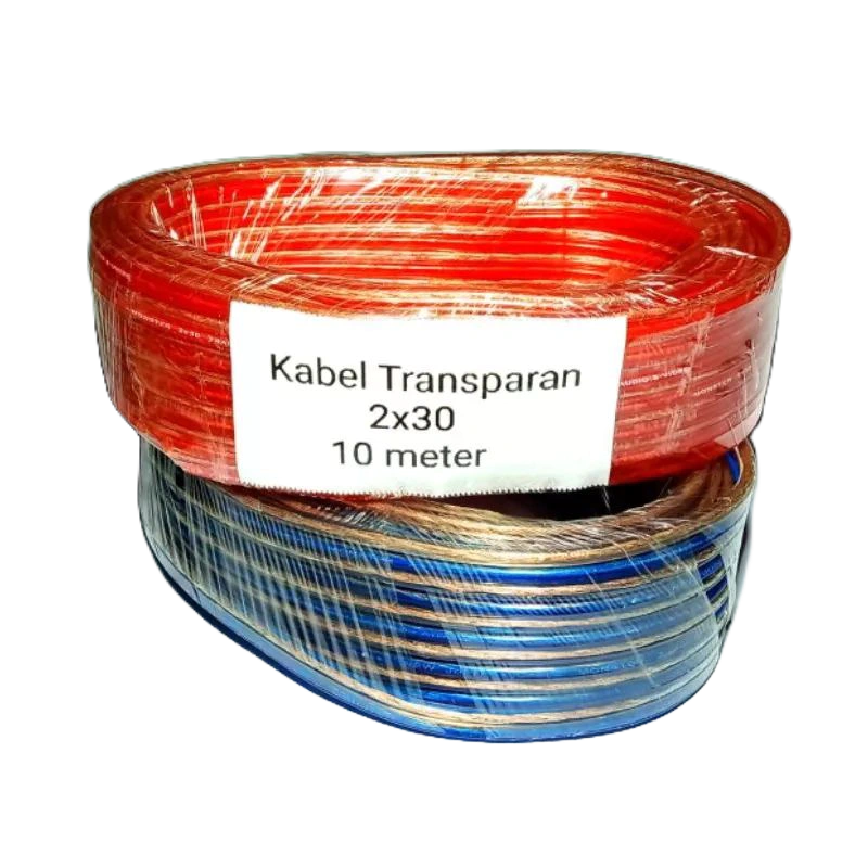 Jual 1 Roll Kabel transparan 2x30 , panjang 10 & 18 meter | Shopee ...