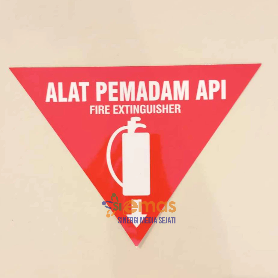 Jual Stiker Tanda APAR | Stiker Alat Pemadam Api Ringan | Segitiga APAR ...