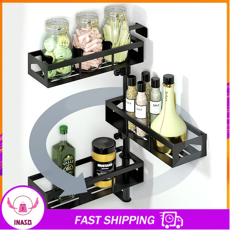 Jual INASO Rak Gantung Dinding Stainless Serbaguna Rak Portable Rak ...