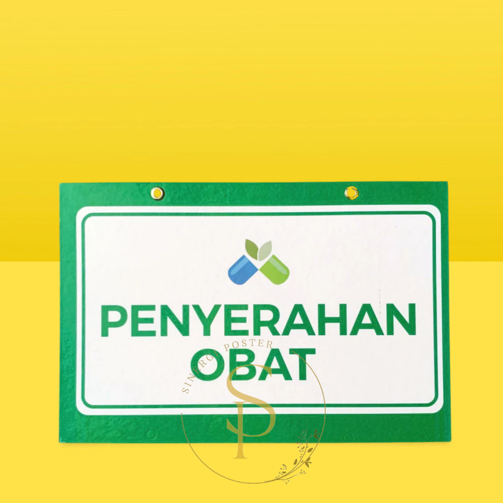 Jual Poster Gantung | Hard Poster Penyerahan Obat | Poster Peraturan ...