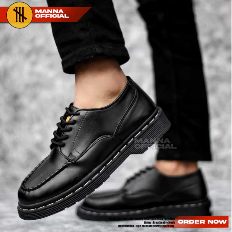 Jual Sepatu Formal Pantofel Docmart Pria Hitam Kerja | Shopee Indonesia