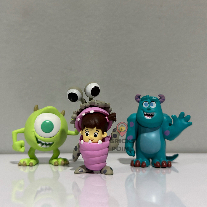 Jual DISNEY 100 MONSTER INC (MIKE, SULLEY, BOO) Mini Figure BUNDLE SET ...