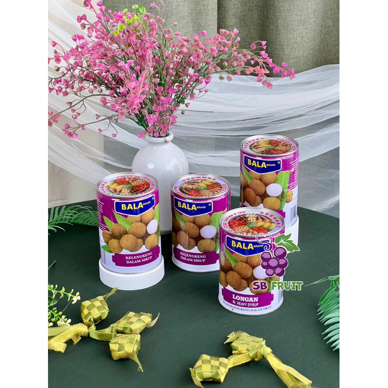 Jual Longan Kaleng Ungu Bala 565g gram / buah kelengkeng dalam sirup ...