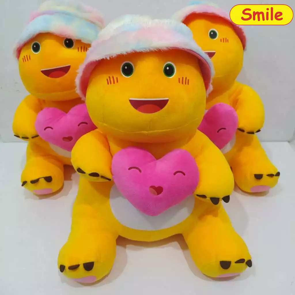 Jual SB/Boneka Plush Toys Naloong Dinosaurus Dino Love Heart Hat Topi ...